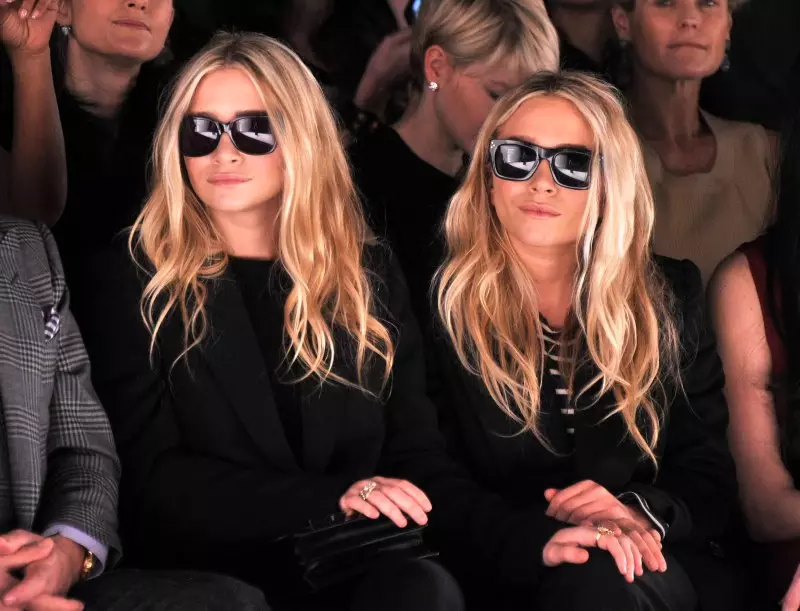 Okulary przeciwsłoneczne bliźniaków Olsen