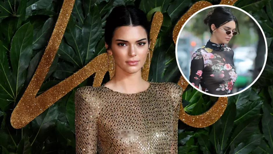 Vet en Braless! Foto's van Kendall Jenner die al jaren geen beha draagt