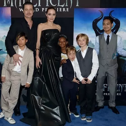 Angelina Jolie Brad Pitt djeca maleficent 1