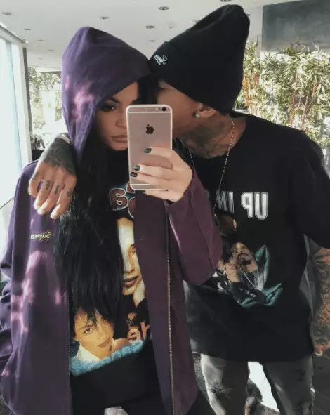 Kylie jenner ۋە tyga ئەڭ ياخشى instagram pics 8