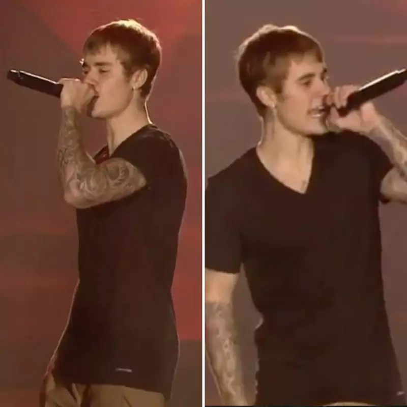 Justin bieber amas moment