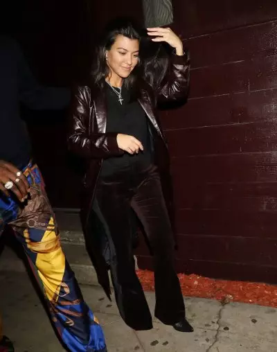 Kourtney Kardashian, Peppermint Club, Los Angeles, przyjęcie urodzinowe Luki Sabbat