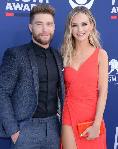 Chris Lane sareng Lauren Bushnell Pose Seuri