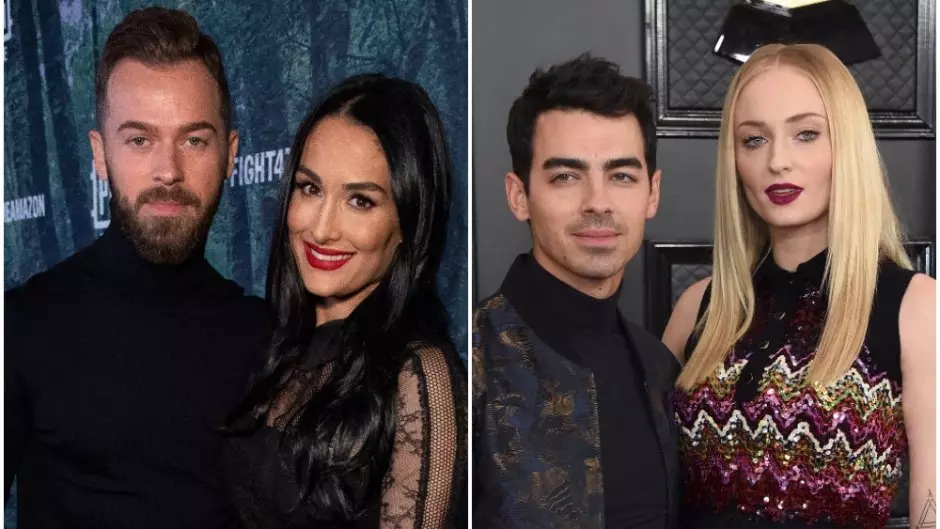 Nikki Bella e Artem/ Joe Jonas e Sophie Turner