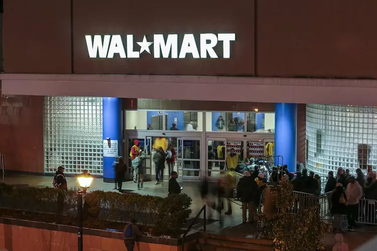 Nollag buíochais Walmart