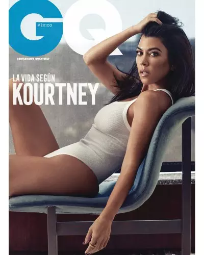 Kourtney Kardashian GQ Mexicoko azalean