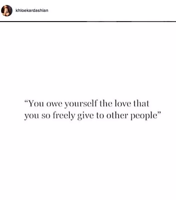 Khloe Kardashian Instagram quote 13