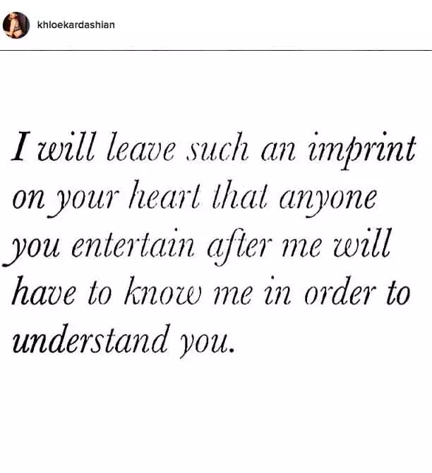 Cita d'Instagram de Khloe Kardashian 12