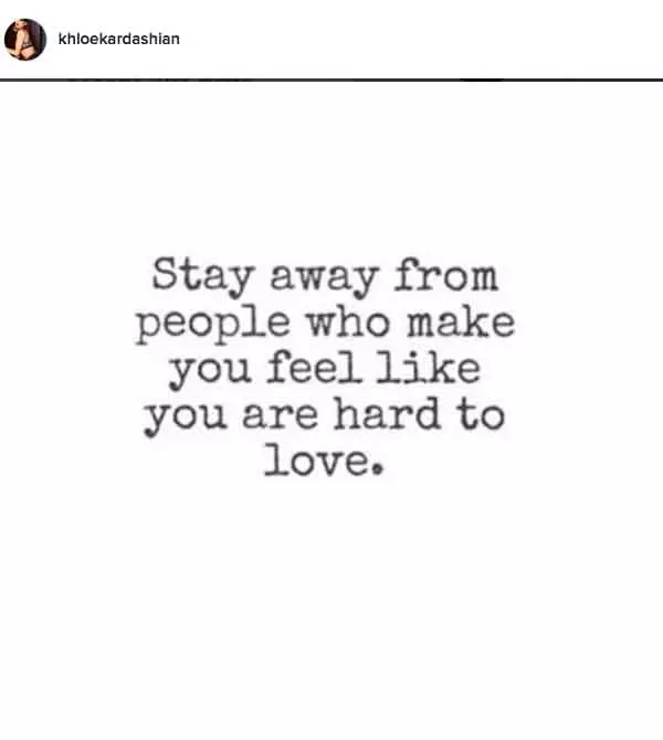 Khloe Kardashian Instagram quote 10