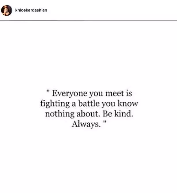 Khloe Kardashian Instagram quote 6