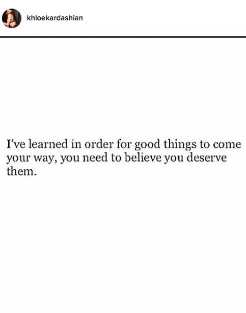 Khloe Kardashian Instagram quote 3