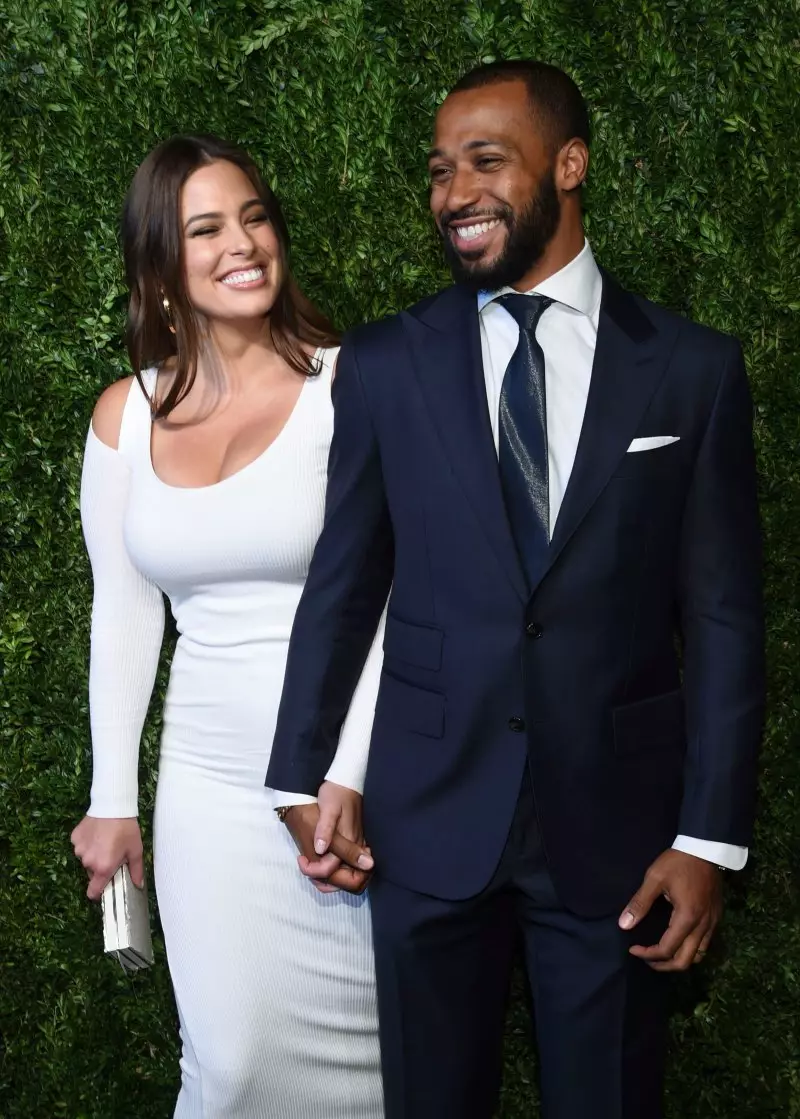 Ashley Graham jeung Justin Ervin Hubungan jeung Nikah