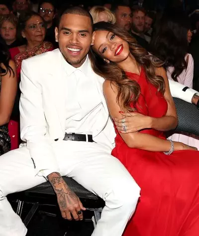 Chris Brown Rihanna Getty bildoj