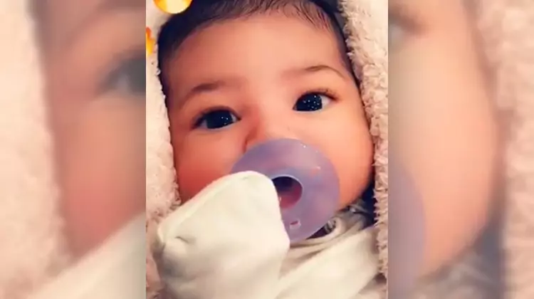 Stormi webster pacifier teaser