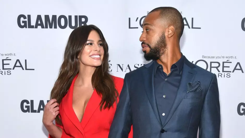 Ashley Graham laacht op Justin Ervin