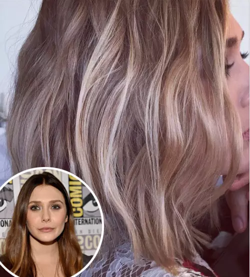 Elizabeth Olsen stutt hár klippt