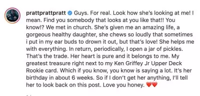 Chris Pratt o Tobane le Maikutlo a Mong ka Mosali Katherine Schwarzenegger