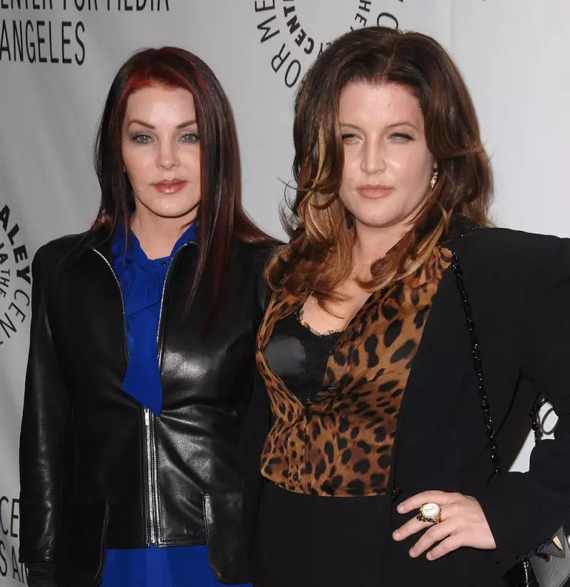 Priscilla Presley Lisa Marie Presley māsas