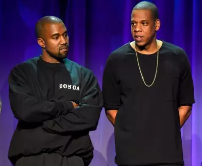 kanye west jay-z immagini getty