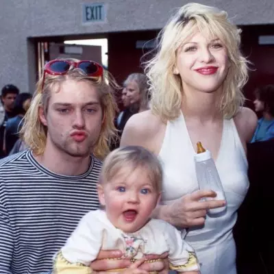 Kurt Cobain Courtney ស្រឡាញ់ frances bean cobain