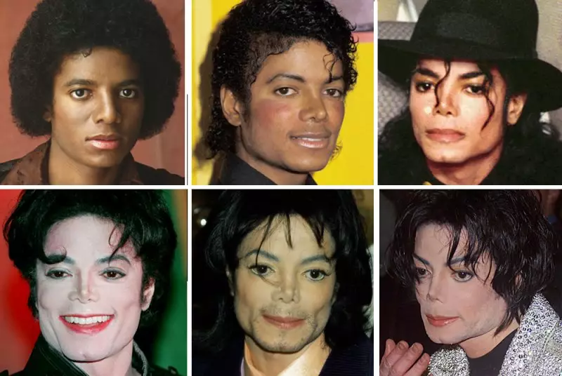 Michael Jackson mijenja lica
