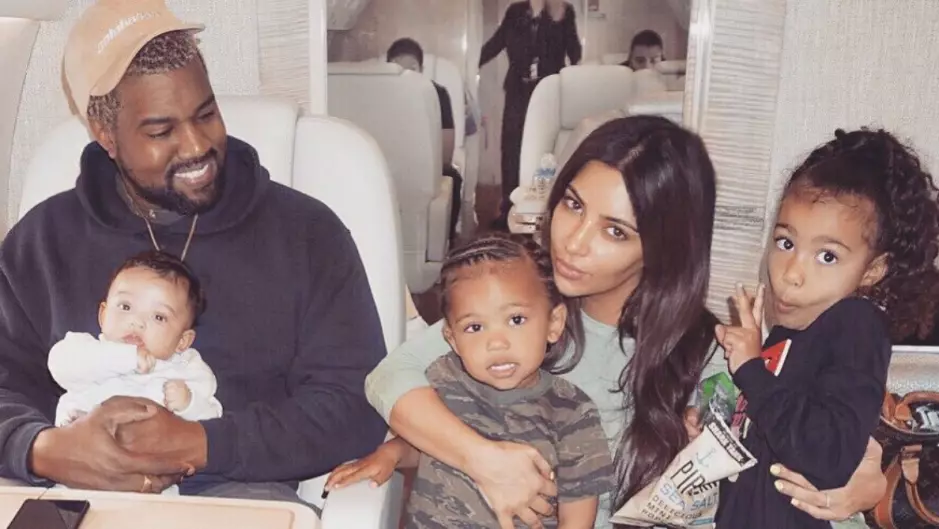 Kim Kardashian, Kanye West y su familia