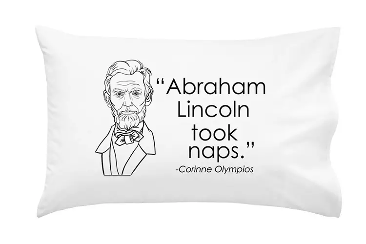 Si Abraham lincoln mikuha ug naps nga unlan