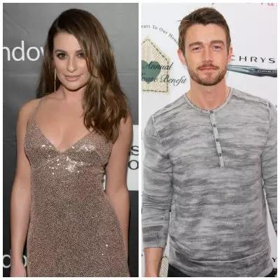 lea michele robert buckley getty