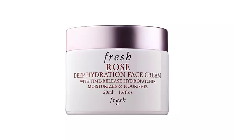 La mejor crema hidratante facial de invierno, crema de hidratación profunda de rosas frescas