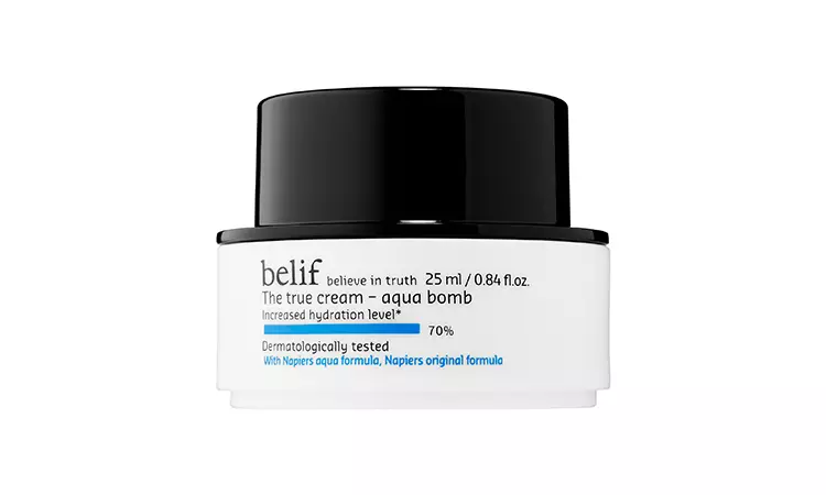 La mejor crema hidratante facial de invierno belif aqua bomb