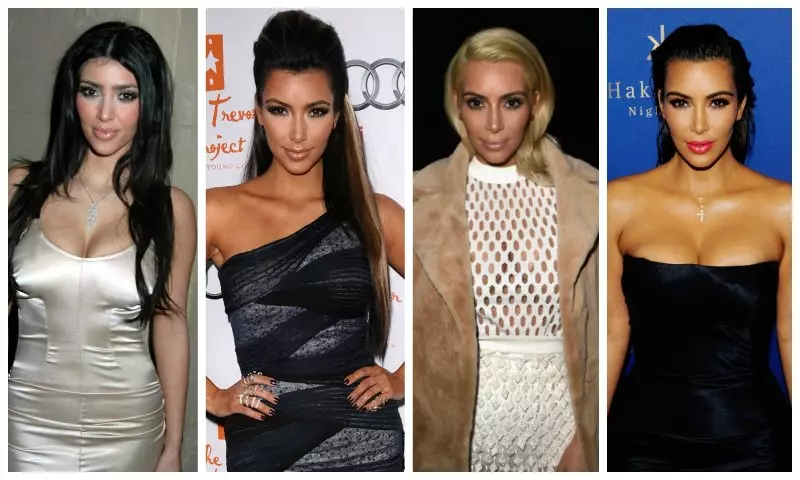 transformación de kim kardashian