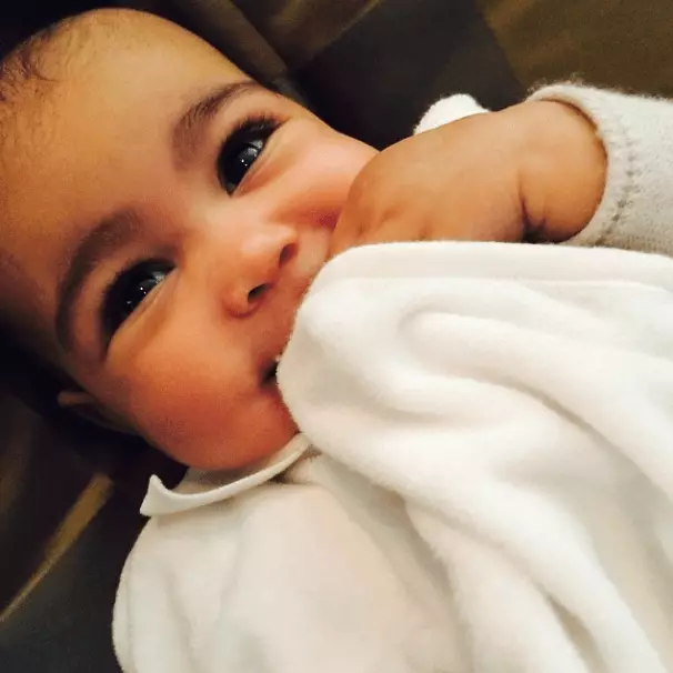 North west eyebrows photoshopped