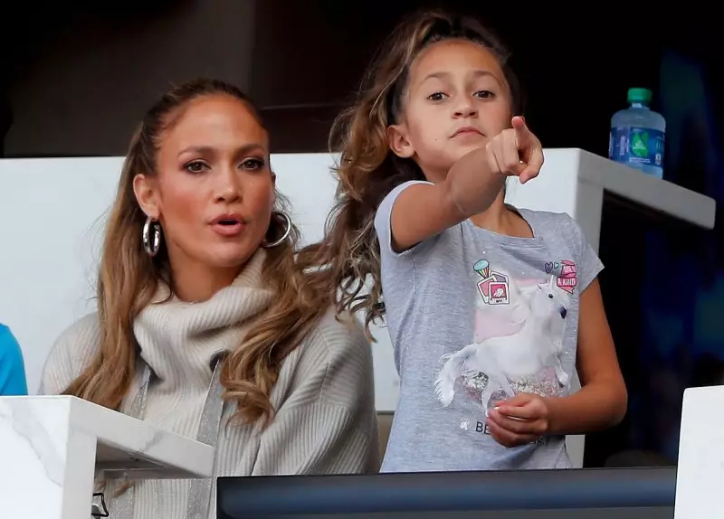 Jennifer Lopez neMwanasikana Emme's Cutest Twinning Photos 3