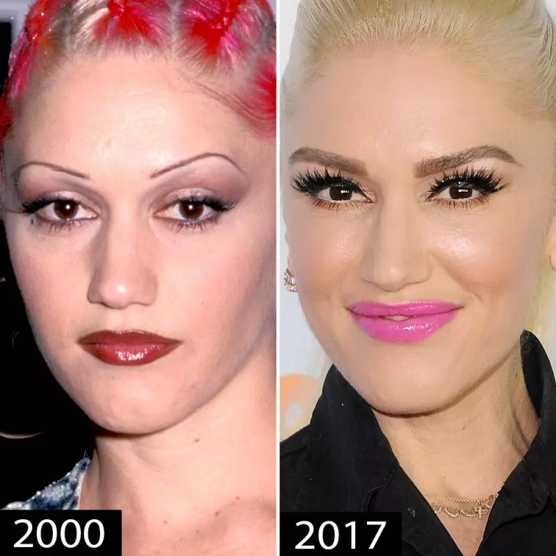 Gwen stefani transformarea sprancenelor