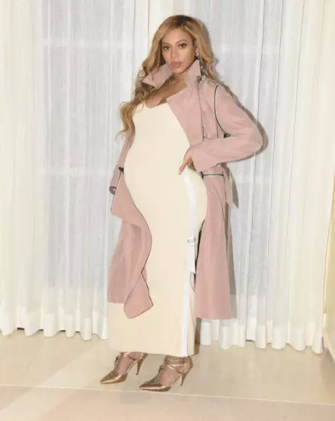 Beyonce baby bump bliźniaczki 1