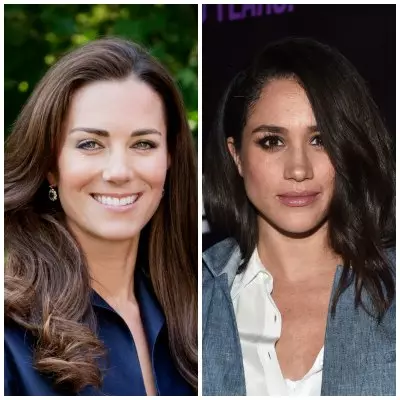 kate middleton at meghan markle getty images