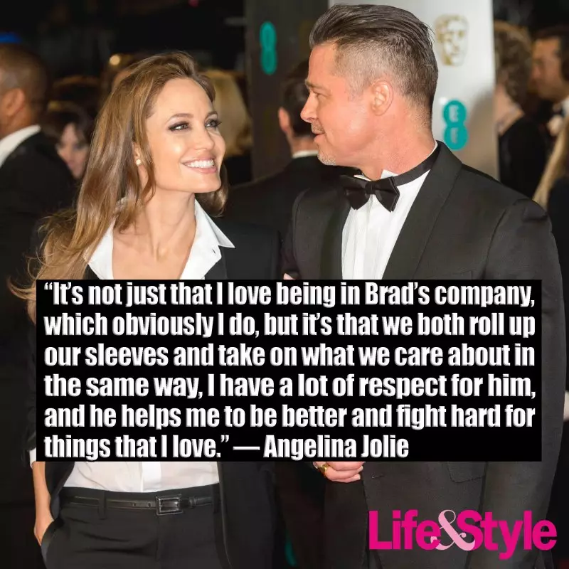 Brad Pitt, Angelina Jolie, citazione 1