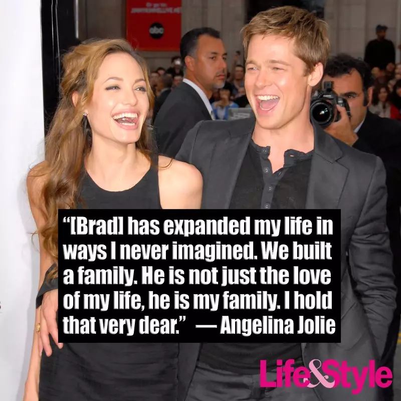 Brad Pitt, Angelina Jolie, citazione 3