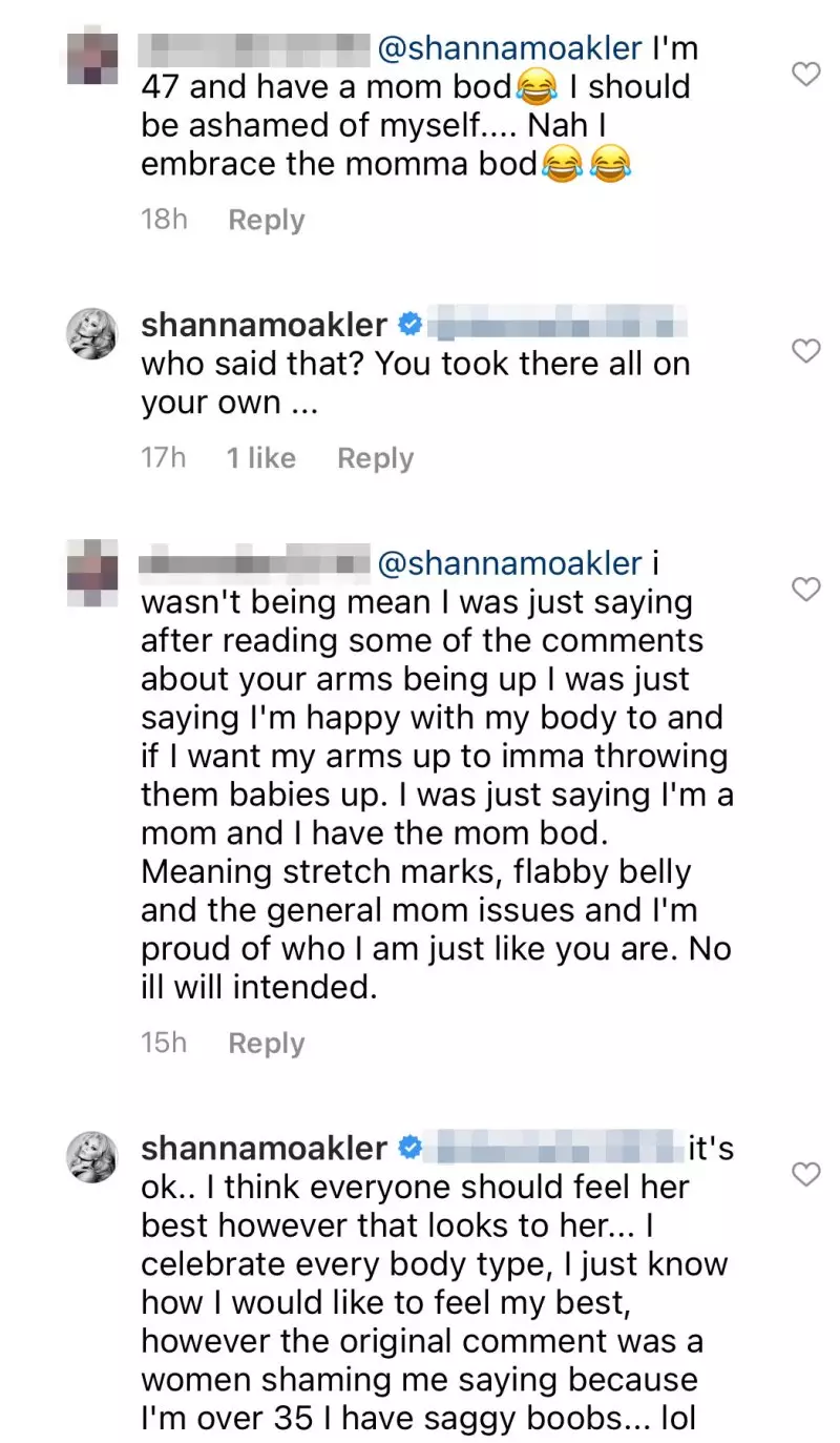 Shanna Moakler defende seu corpo