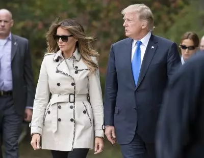 melania trump donald trump höjd