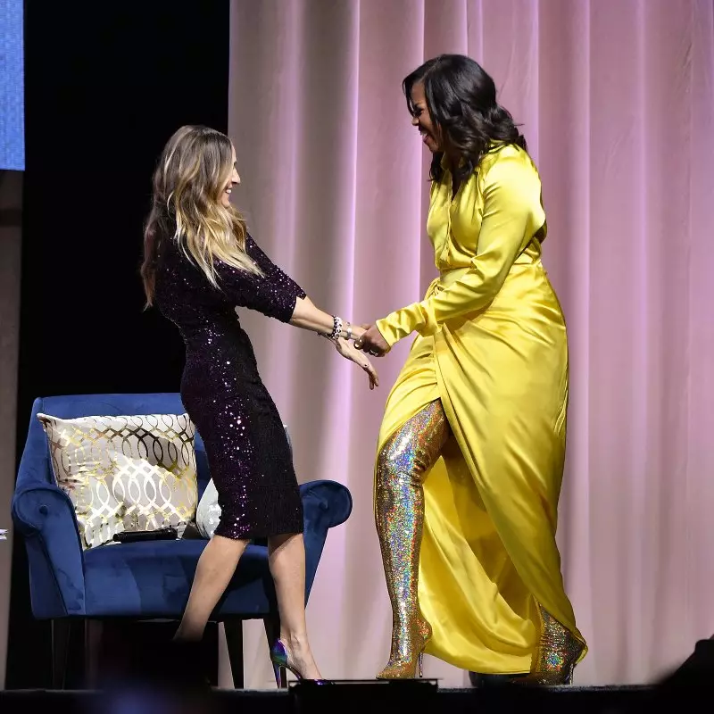 Michelle Obama čizme do bedra