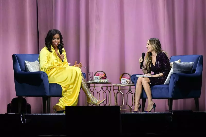 Michelle Obama čizme do bedra