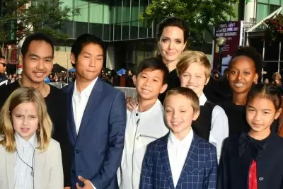 angelina jolie kids getty