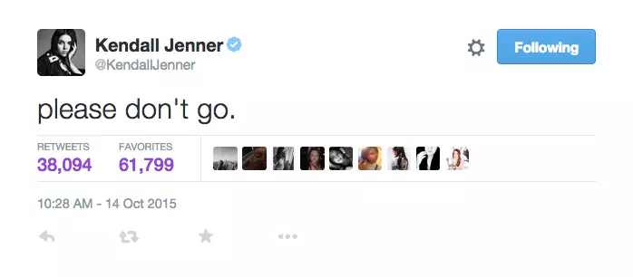 Kendall jenner lamar odom twitter post