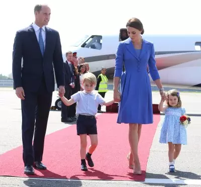 Prince george kate middleton amiir george amiirad charlotte Getty images