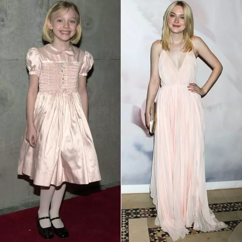 Dakota fanning estrella infantil toda crecida