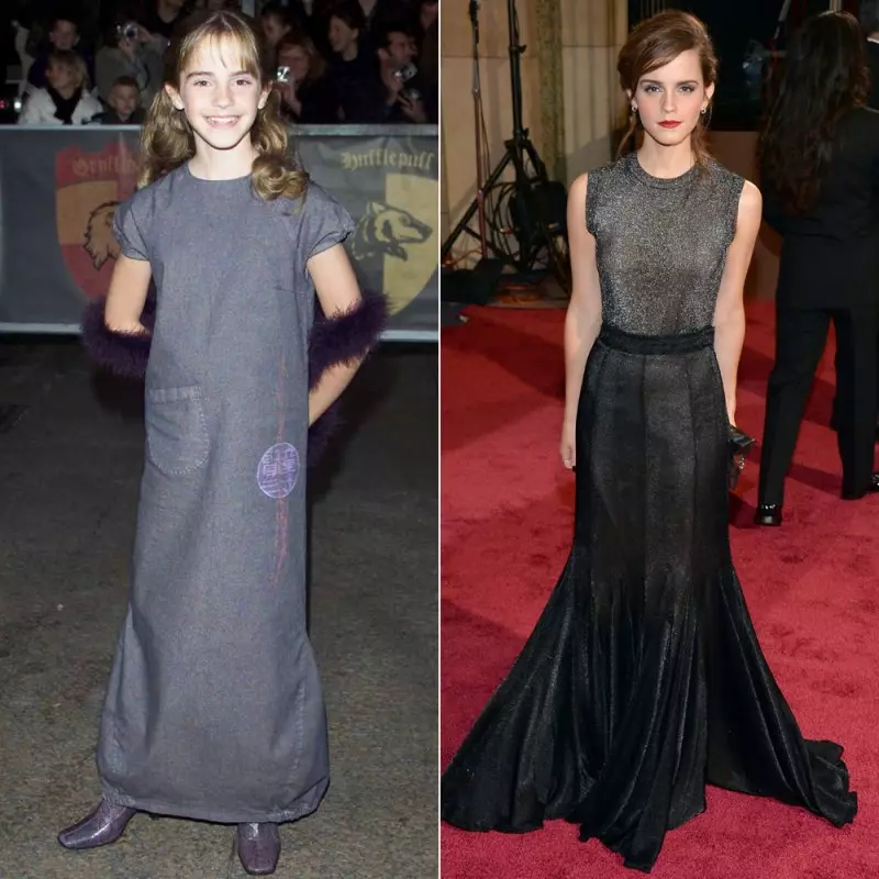 Emma Watson enfant star grandi