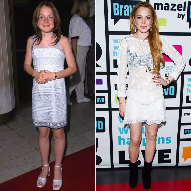 Lindsay Lohan enfant star grandi