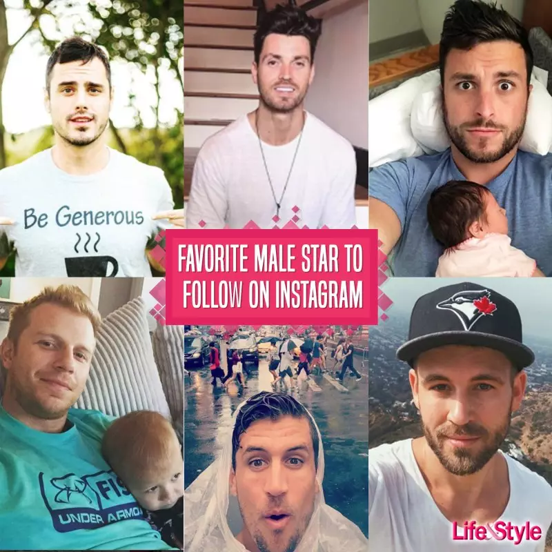 Estrela masculina favorita para seguir en instagram