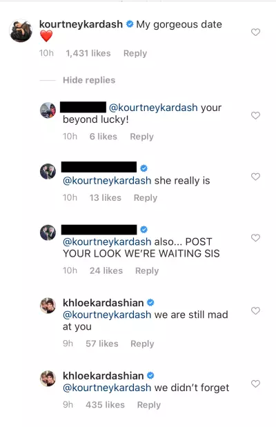 UKhloe Kardashian uthi useMad eKourtney Kardashian